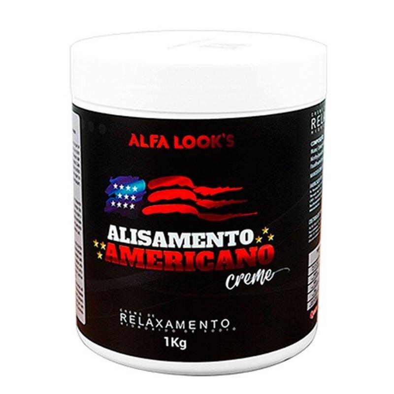 Alisamento americano 1kg alfalooks - ALFA looks - Alisamento de Cabelo - Magazine Luiza
