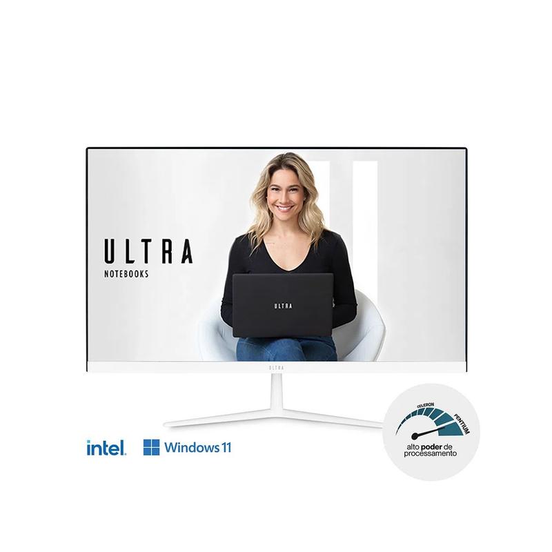 All in One Ultra, Windows 11 Home, Processador Intel Celeron, 4GB RAM ...