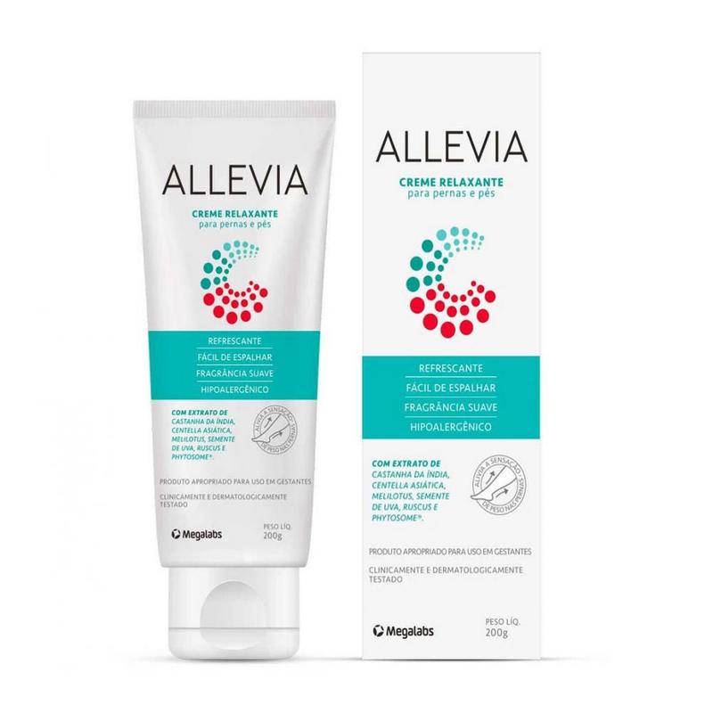 Allevia creme 200g - MEGALABS - Relaxante Corporal - Magazine Luiza