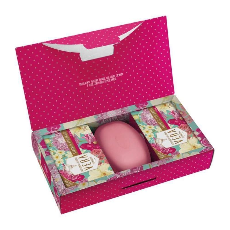 Alma Flores Vera Estojo C/3 Sabonetes + Saboneteira - Menphis ...