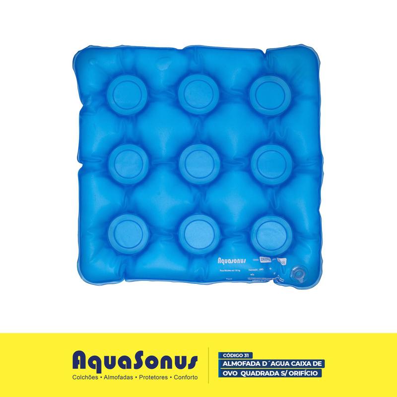 Almofada dágua caixa de ovo quadrada sem orifício - aq31 - Aquasonus ...