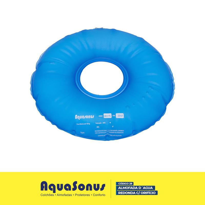 Almofada dágua redonda com orifício - aq29 - Aquasonus - Almofada ...