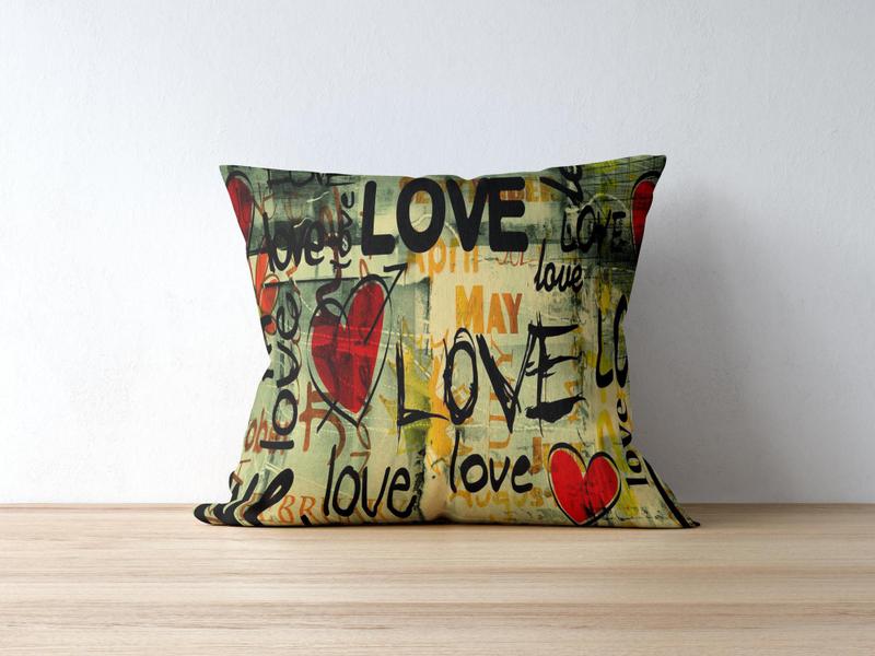 Almofada personalizada " love " 20x20 - thalita personalizados ...