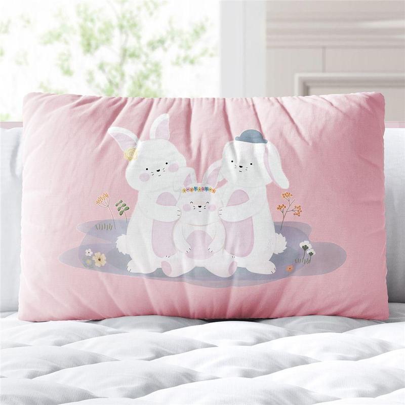 Almofada Retangular Coelhinha Lalá e Família Grão de Gente - Almofada ...