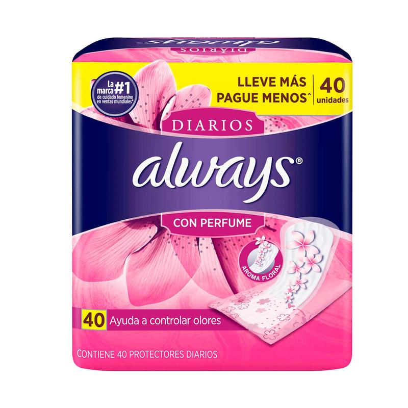 Always diario s/perfume 40und - padrao - Protetor Diário - Magazine Luiza