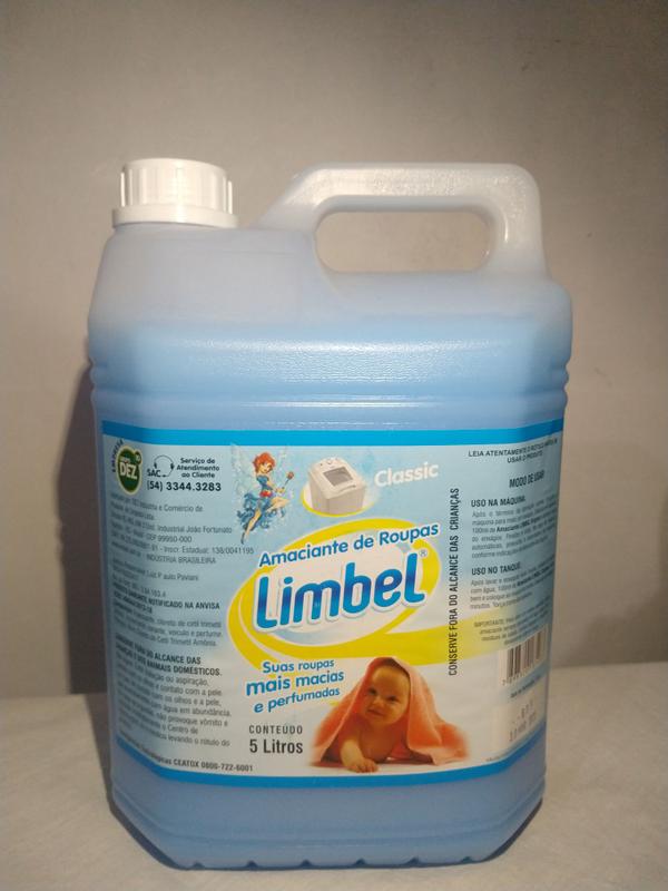 Amaciante de roupas Limbel 5L Classic - Amaciante - Magazine Luiza