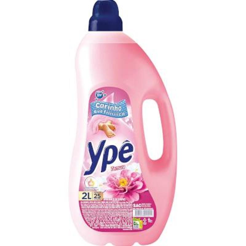 Amaciante de Roupas Ternura Rosa frasco 2 Litros - Ypê - ype ...