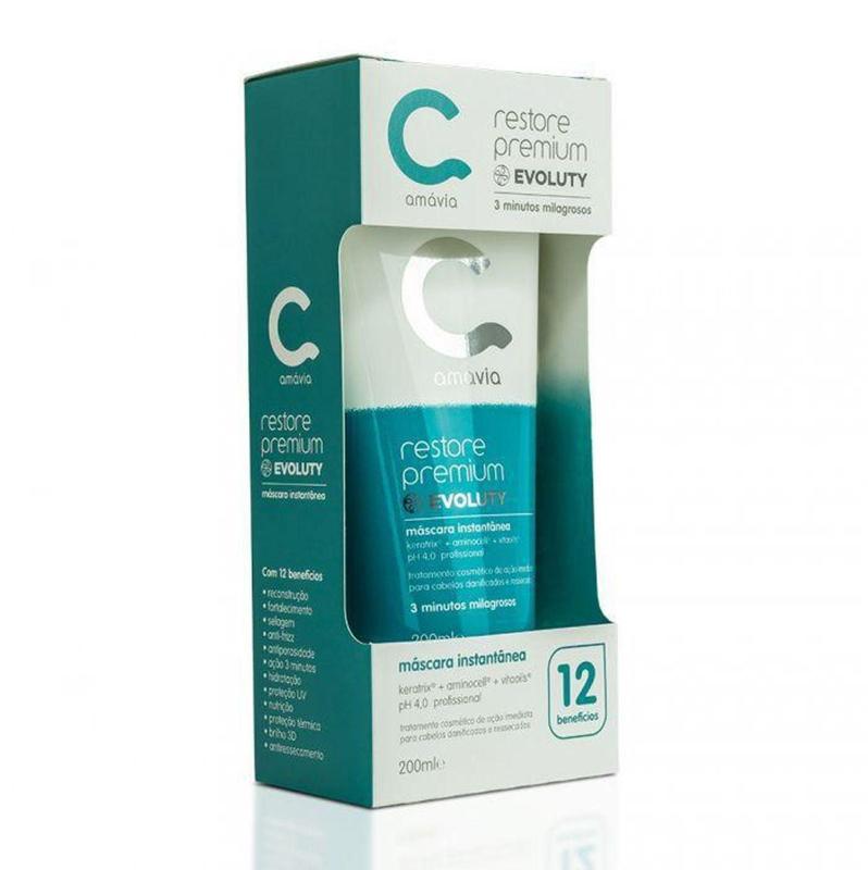 Amávia - Evoluty 3 Minutos Milagrosos 200ml - Kit de Tratamento para Cabelos - Magazine Luiza