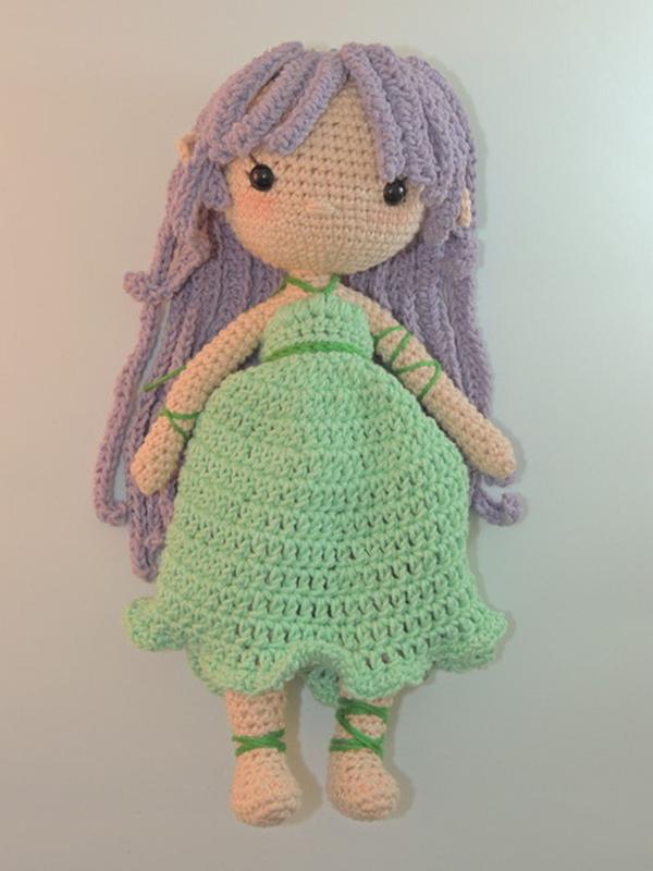 Amigurumi Boneca - Erin, a elfa - Mooli Wooli - Bonecas - Magazine Luiza