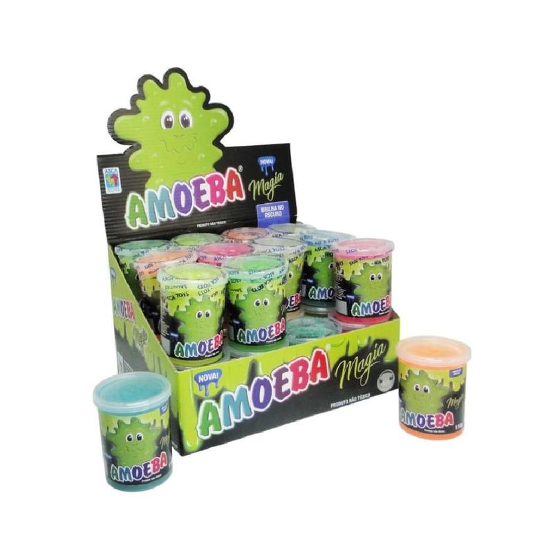 Amoeba Magia Display com 24 Unidades Sortido - Bh Toys - Slime / Amoeba ...