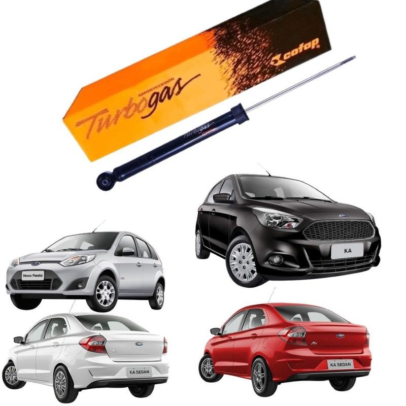 Amortecedor Traseiro Ford Fiesta Hatch Ford Ka Ka+ Sedan 2011 a 2017 ...