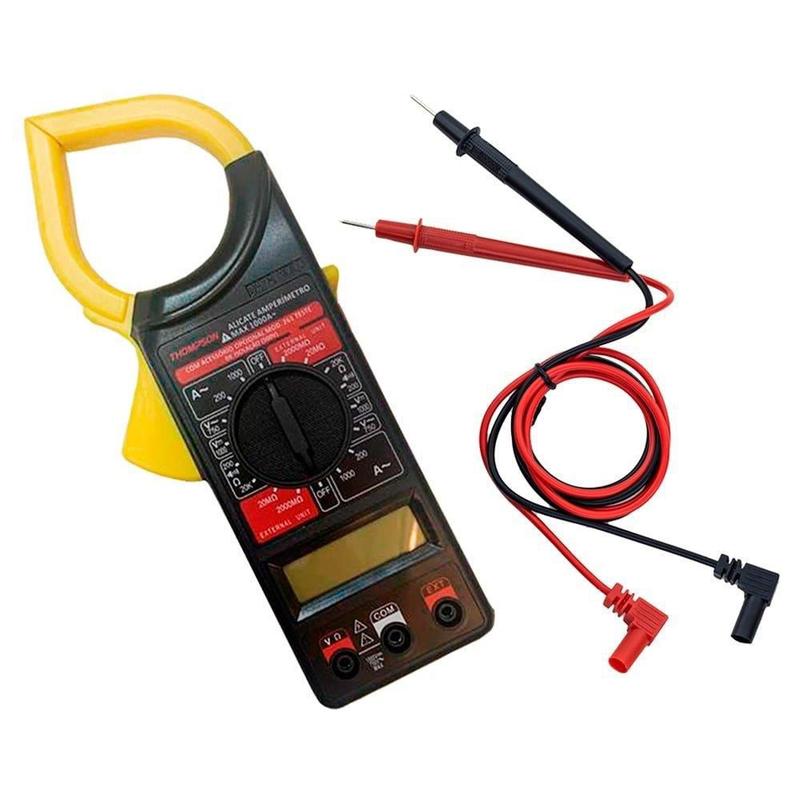 Amperímetro Digital Com Estojo - Thompson - Alicate Amperímetro ...