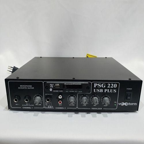 Amplificado cabecote psg220 usb/b 2 canais 40w rms usb/sd - voxstorm ...