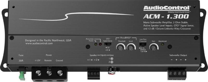 Amplificador Automotivo AudioControl Class Digital Mono -ACM-1.300 ...
