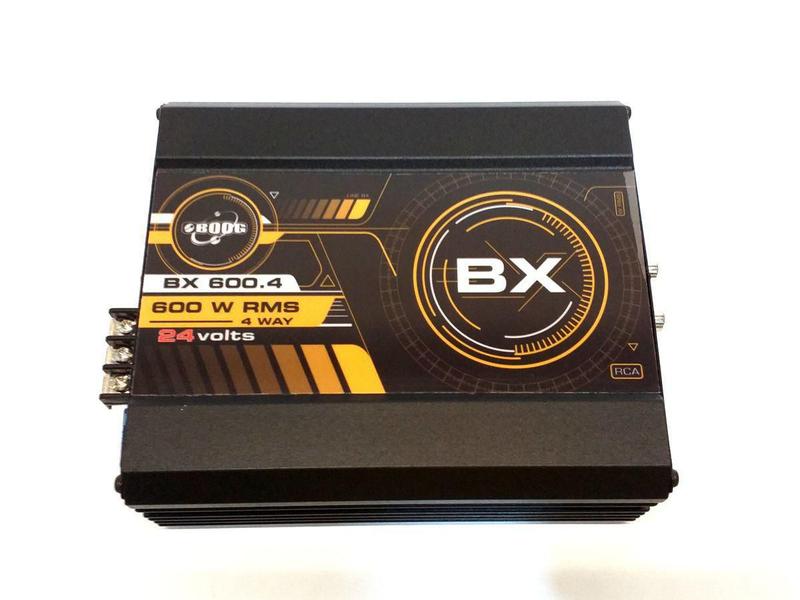 Amplificador Boog Bx 600.4 Digital 4 Canais 600W - 24 Volts - Módulo ...