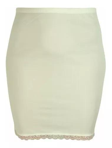 Anágua Saia Saiote Modeladora Combinação Plus Size Feminina - Extenso ...