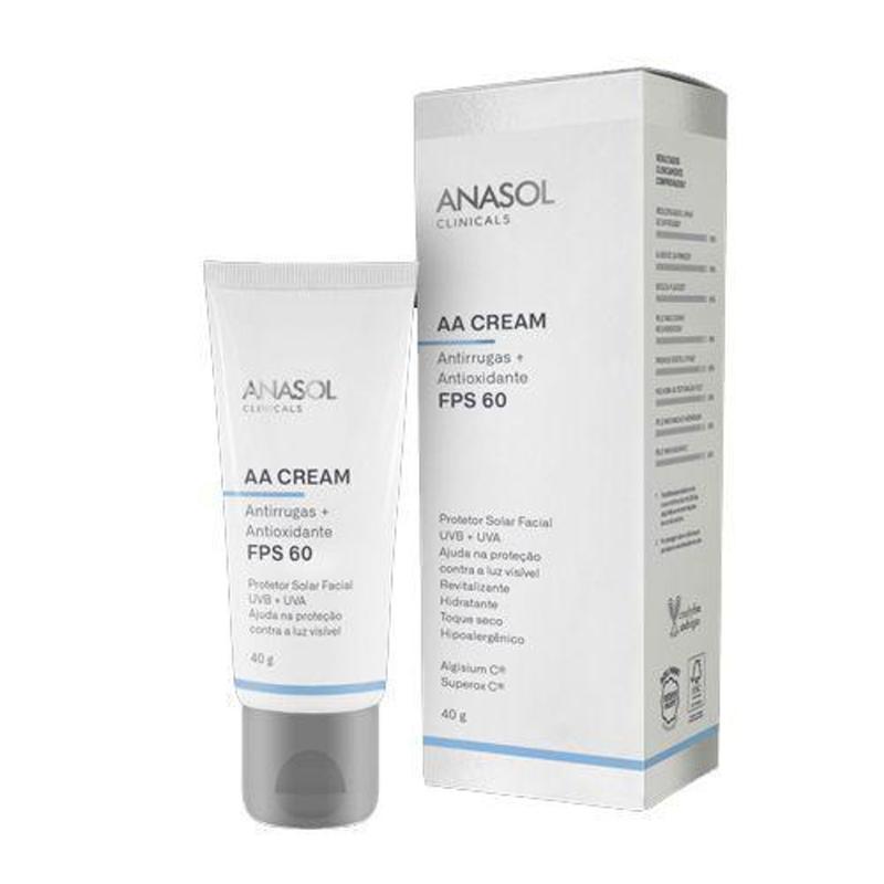 Anasol Aa Cream Facial Fps 60 - 40g - CC Cream - Magazine Luiza