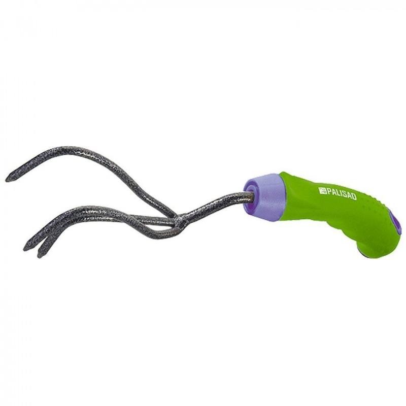 Ancinho com 3 dentes e cabo emborrachado para jardim Palisad ...