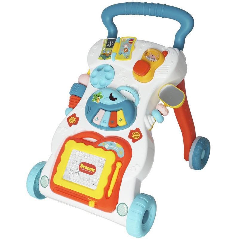 Andador Infantil Bebê com Som Lousa Brinquedos Interativo Educativo ...