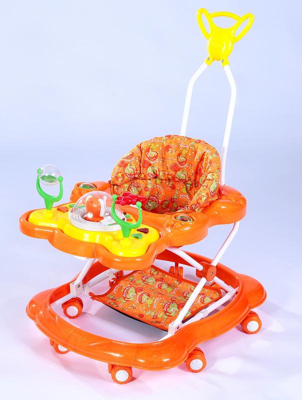 Andador musical megaluxo infantil laranja jumbobaby - Andador Infantil ...