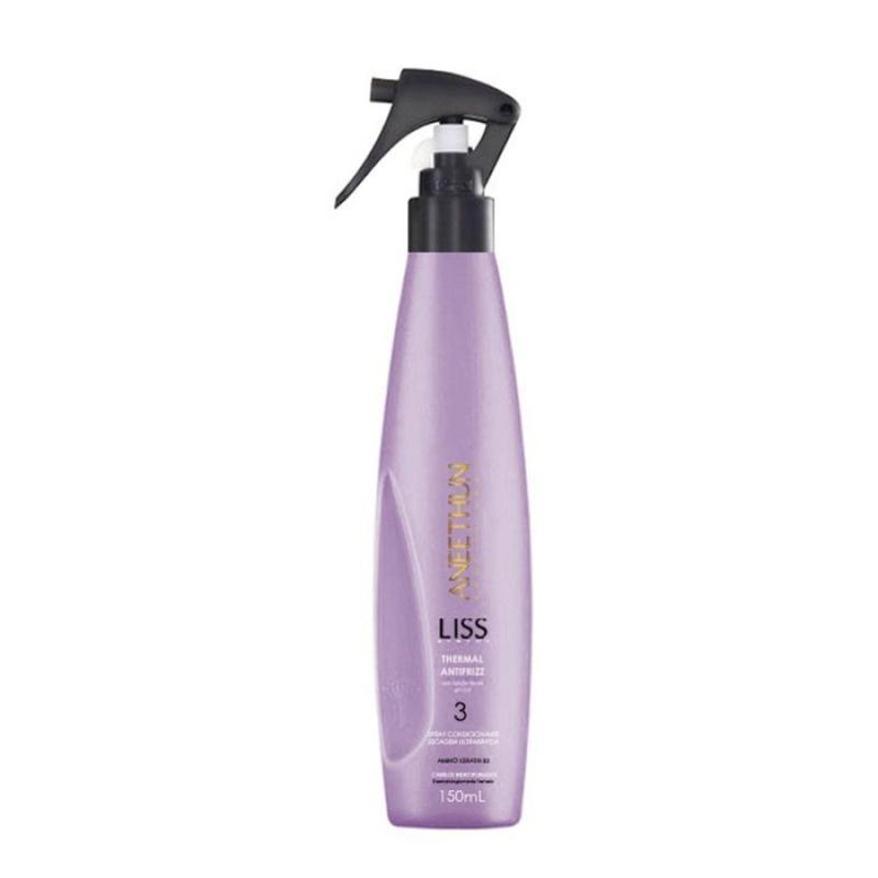 Aneethun Liss Thermal Antifrizz Spray Condicionante 150ml - Protetor Térmico Capilar - Magazine ...