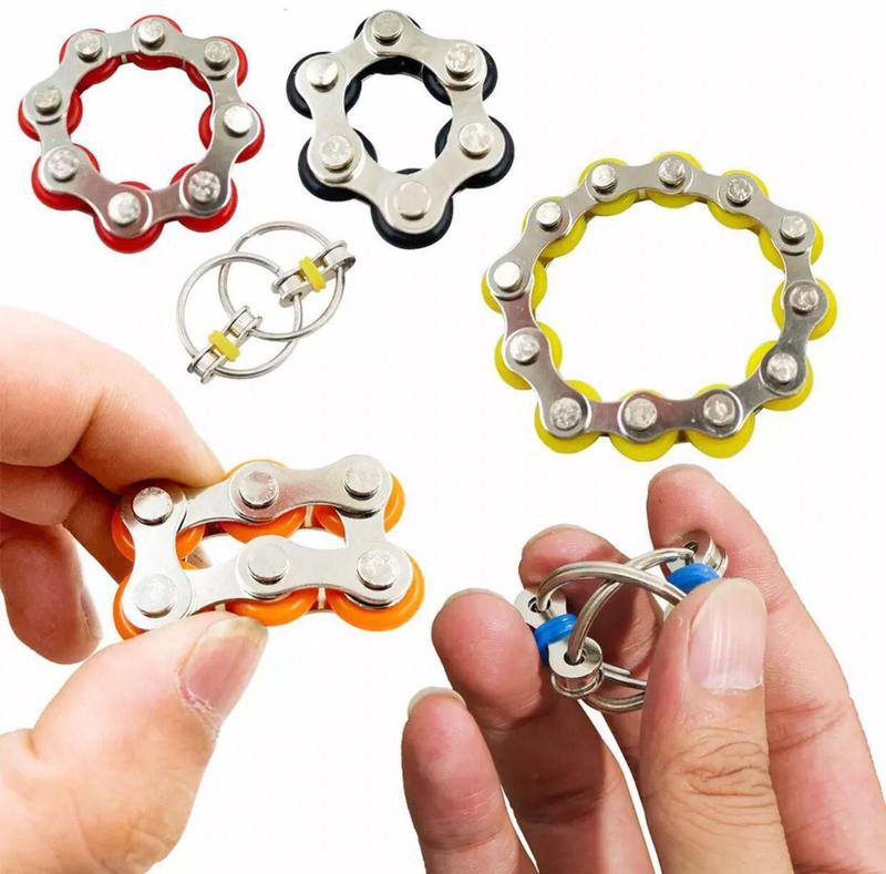 Anel De Corrente Flippy Chain Anti Estresse Sensorial 12 Nós - Mega ...