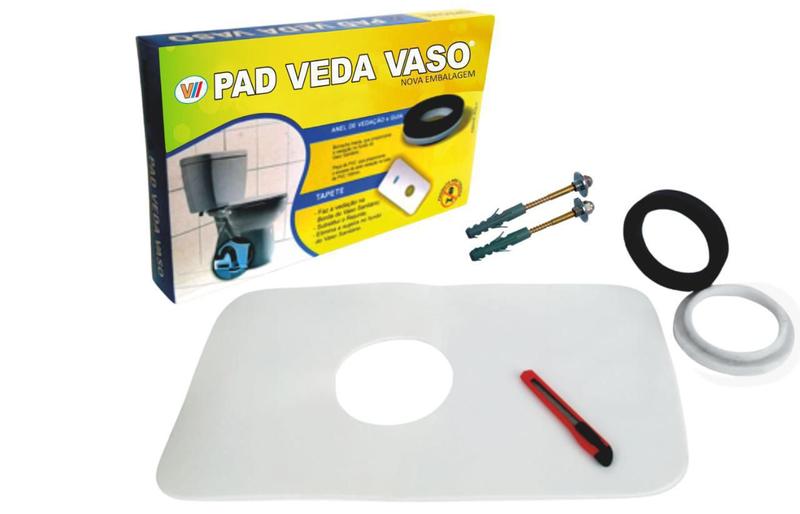 Anel De Vedação Para Vaso Sanitário Em Borracha C/Tapete Esp - Pad Veda ...