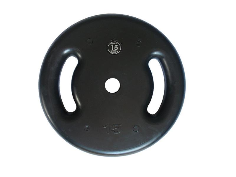 Anilha de Ferro Fundido Injetada Alça Lateral 15,0Kg - ANILHAS FITNESS ...