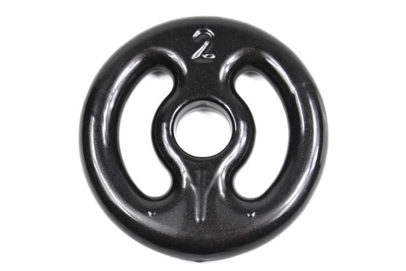 Anilha Emborrachada 02Kg Para Barras E Halteres - Megagym Equipamentos ...
