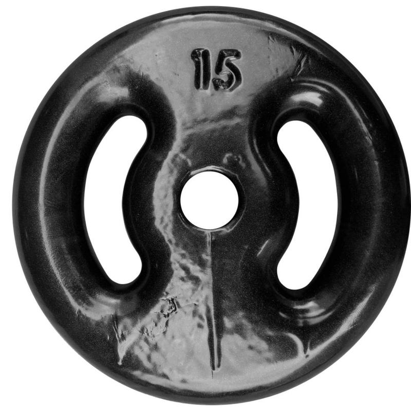 Anilha Emborrachada - Preta - 15 Kg - Laizen - Anilha - Magazine Luiza