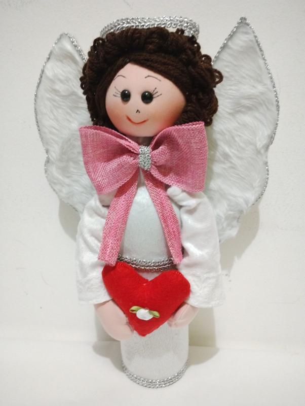 Anjo da guarda artesanal - Bonecas da Fia - Produtos Católicos ...