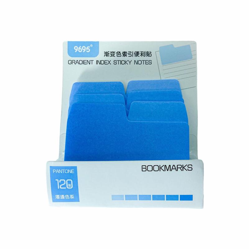 Anote e Cole Para Canto de Página Bookmarks 120 Folhas Diversas Cores ...