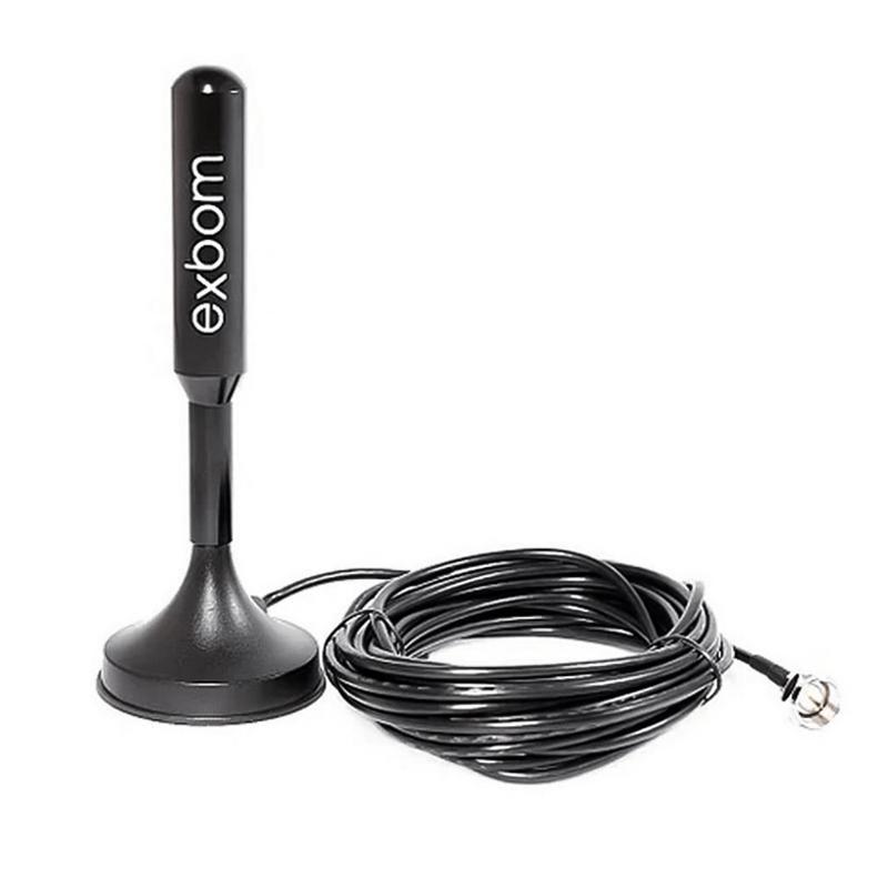 Antena Digital 5 Metros - Exbom - Antena Interna - Magazine Luiza