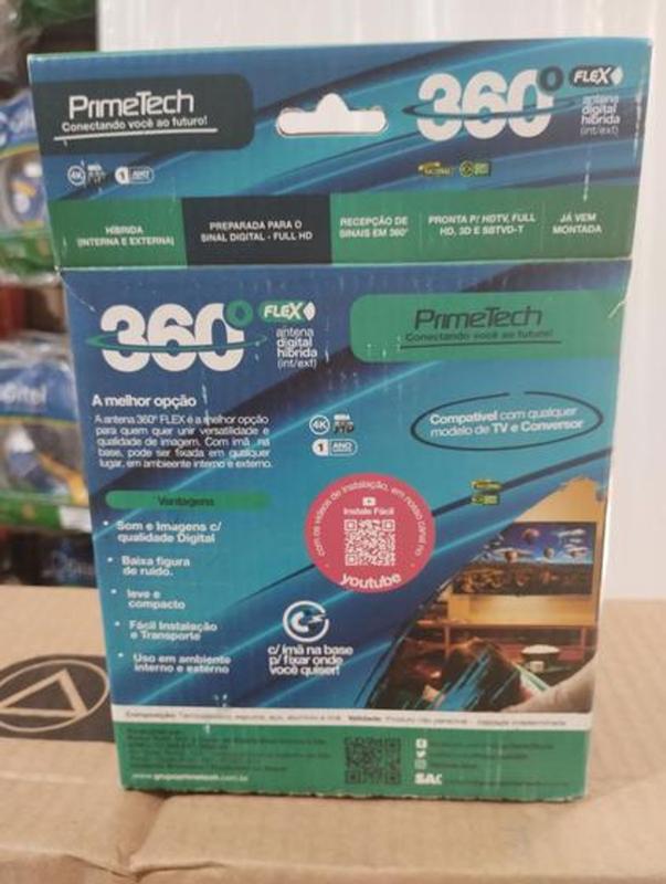 Antena Digital HDTV interna/Externa 1,50 Metros - PRIMETECH - Antena ...