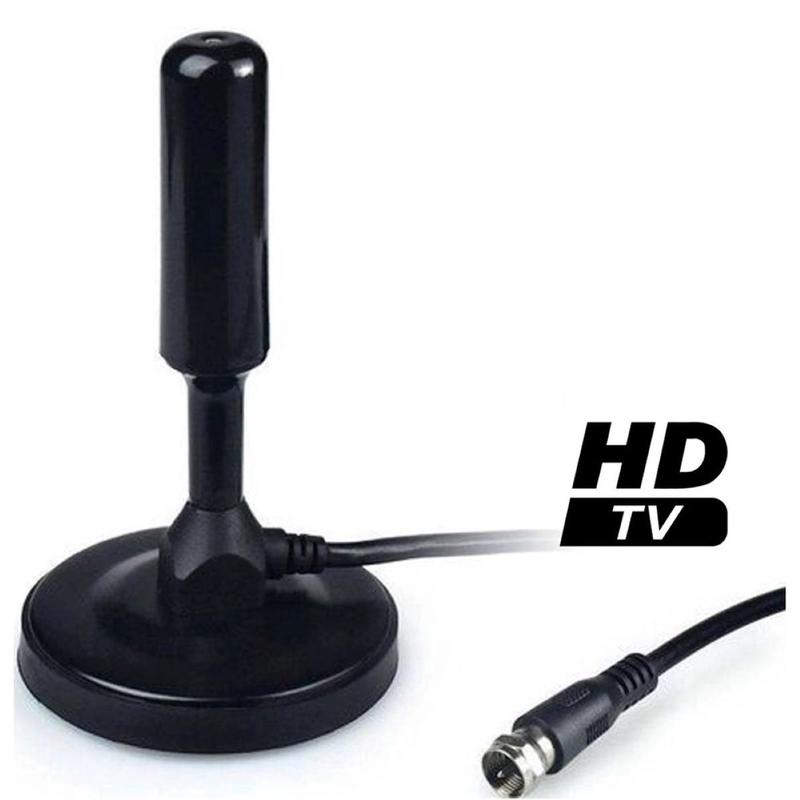 antena externa digital hdtv sinal Full HD vários canais cabo 3mts ...