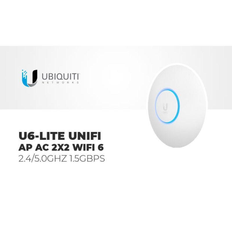 Antena ubnt u6 lite unifi ap ac 2x2 wifi 6 2 4 5 0ghz kit co - UBIQUITI ...