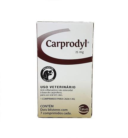 Anti-Inflamatório Ceva Carprodyl 25 mg com 14 comprimidos - Anti ...