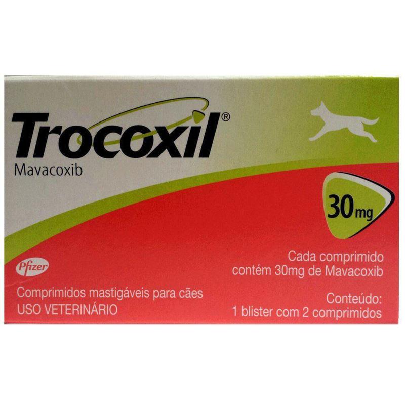 Anti-inflamatório Trocoxil 30 mg - 2 Comprimidos - Zoetis - Anti ...