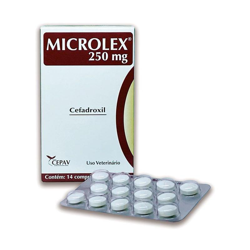 Antibiótico Microlex 250 mg para Cães e Gatos - Cepav - Antibiótico ...