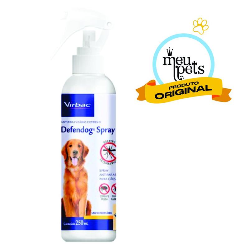 Antiparasitário Defendog Spray Virbac 250ml - Vermífugo - Magazine Luiza