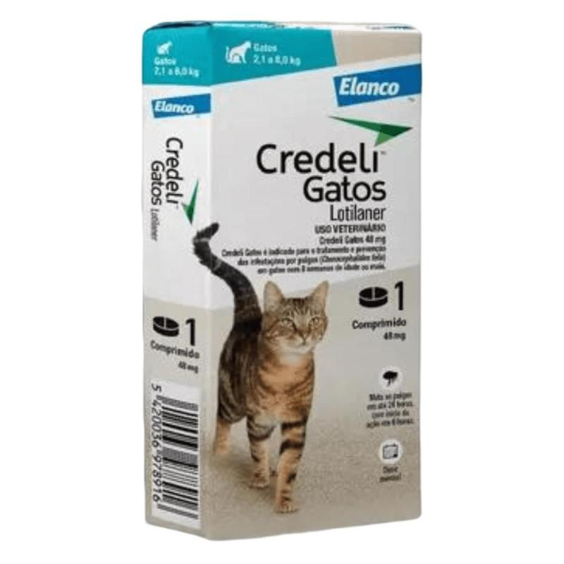 Antipulgas Credeli Gatos C/1 Comprimido - ELANCO - Antipulga e ...