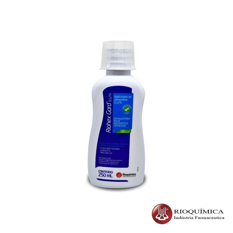 Antisséptico bucal riohex gard 0,12% 250ml rioquímica - 1und - Rio ...