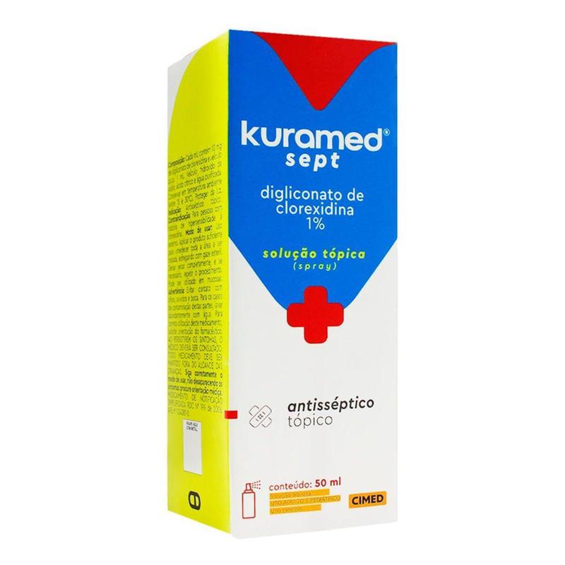 Antisséptico Kuramed Sept Spray 50ml - Acessórios para Primeiros ...