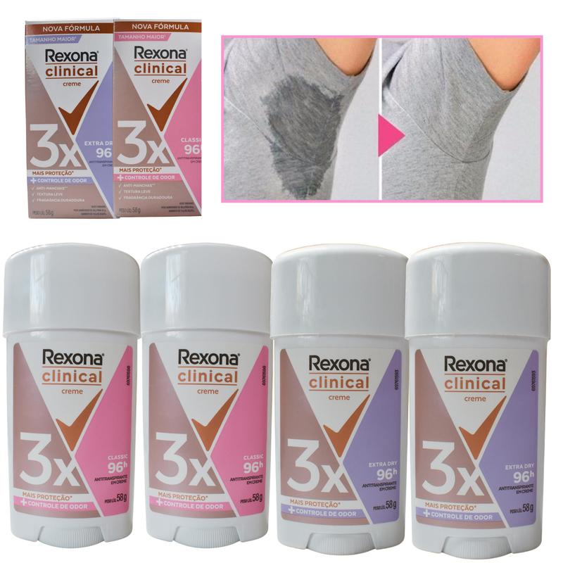 Antitranspirante Em Creme Rexona Clinical Clinica Women 58 G ...