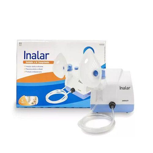 Aparelho Inalador Compacto Inalar Omron Branco e Azul - Ns Ap. Med.Perf ...