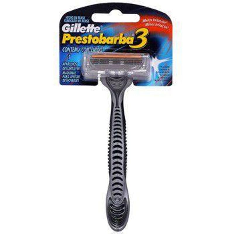 Aparelho prestobarba 3 gillette - PROTER GAMBLE - Produtos de Higiene ...