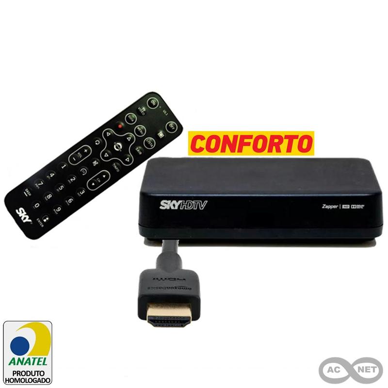 Aparelho SKY Flex Conforto em HD com 5 anos de programação - Antena ...