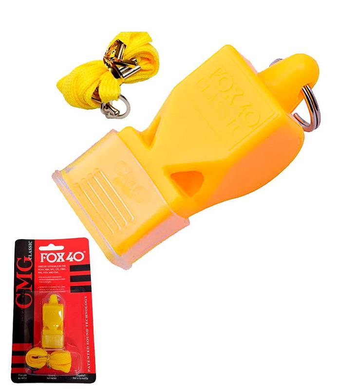 Apito Fox 40 Classic Cmg com Blister Lacrado e Cordão - Apito Esportivo ...