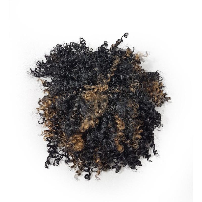 Aplique Coque Afro Puff Cacheado Cores Variadas-p90 - Hold Hair ...