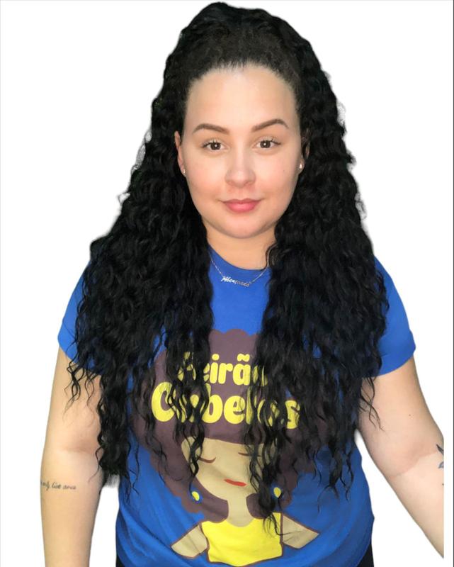 Aplique Rabo De Cavalo Cacheado Bio Proteína Carol 70cm Ser Mulher COR ...